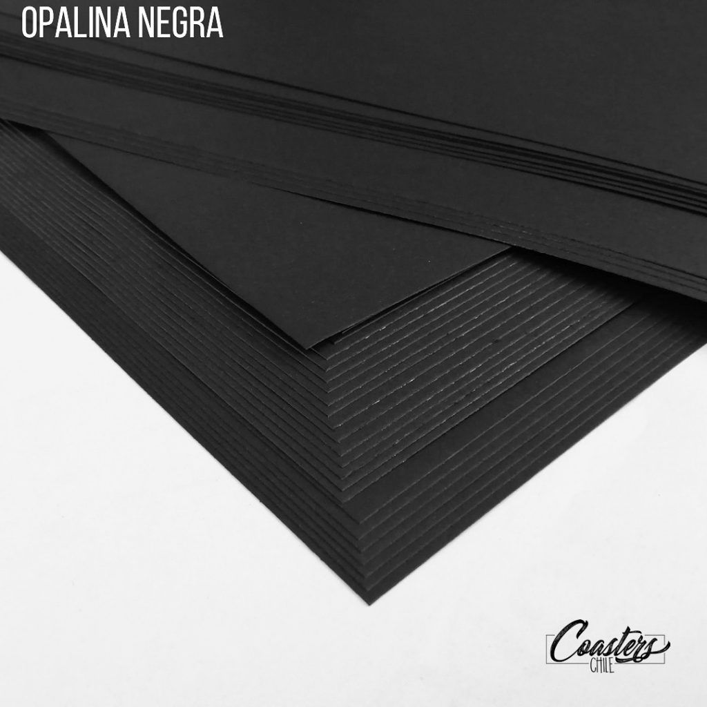 Opalina Negra – 180g – 100 hojas - Coasters Chile